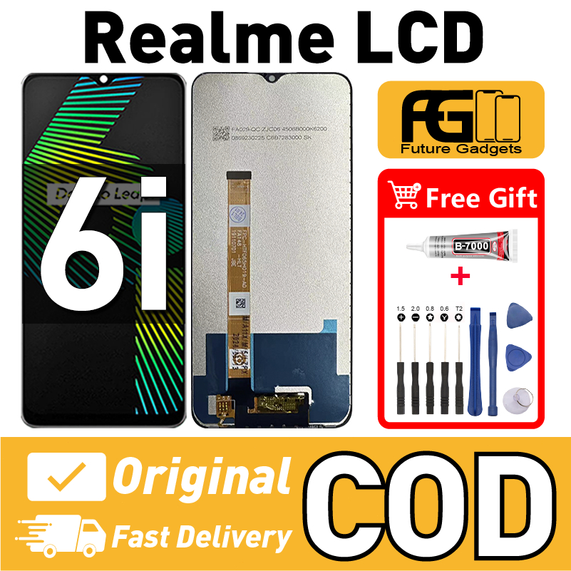 LCD realme 6i Compatible For ORIGINAL LCD Skrin Touch Screen Replacement | Shopee Malaysia