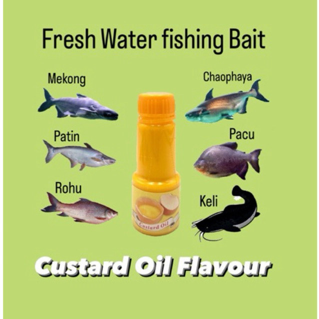 Greenbait Custard Oil 100ml | Shopee Malaysia