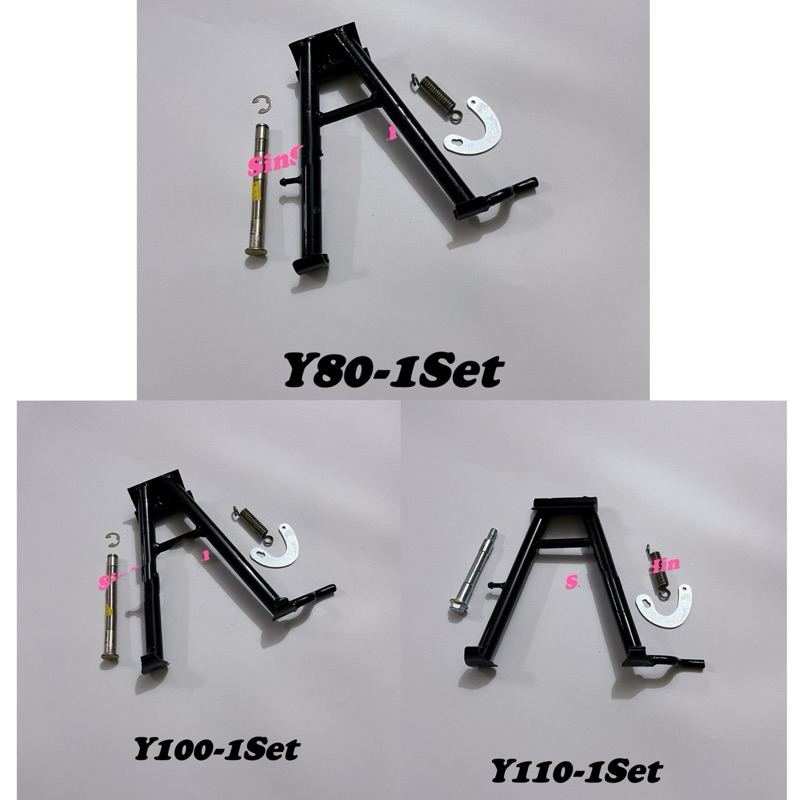 Yamaha Y80 / Y100 / Y110 Stand tengah SET Main Stand - Standard tongkat ...