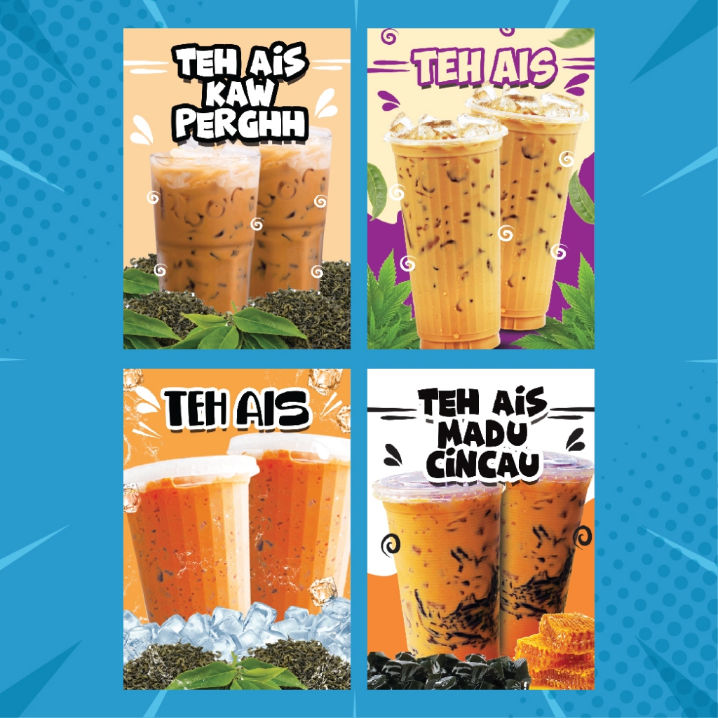 Sticker Air Balang Teh Ais - Waterproof | Shopee Malaysia