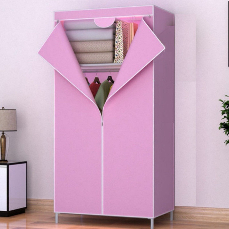 DIY Wardrobe T-Zipped self assembly non woven cloth curtain fabric ...