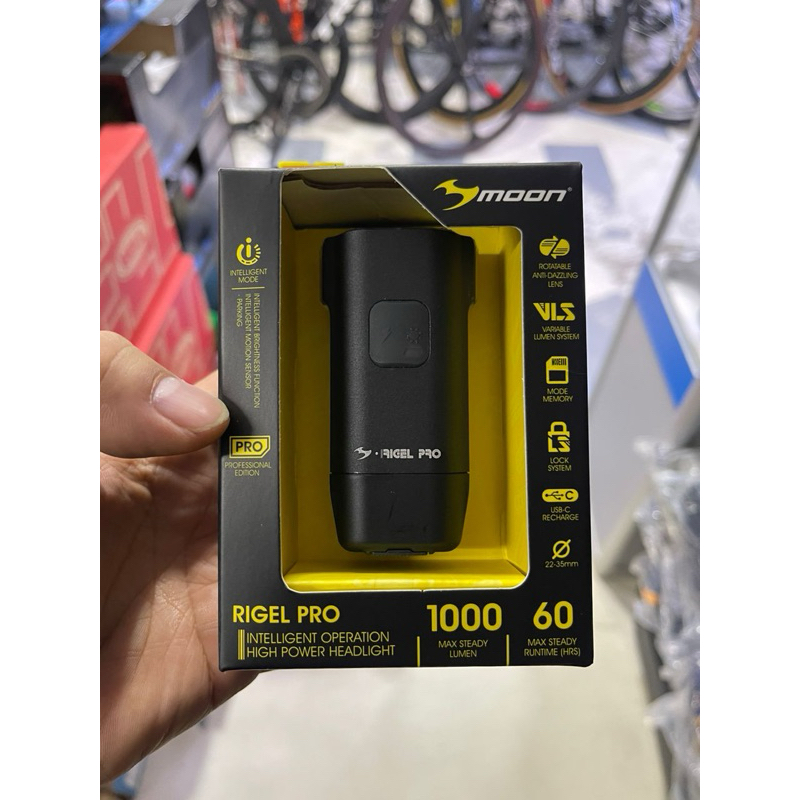 Moon Rigel Pro front light 1000 Lumen | Shopee Malaysia