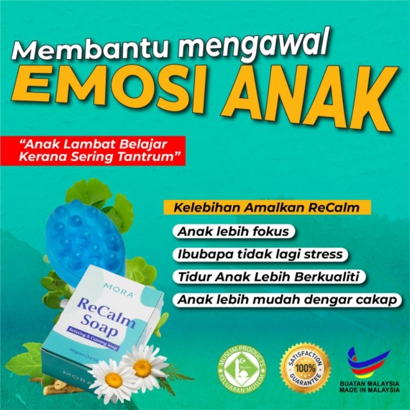 [100% ORIGINAL] MORA RECALM SOAP GABUNGAN 8 MINYAK AROMATERAPI | Shopee ...