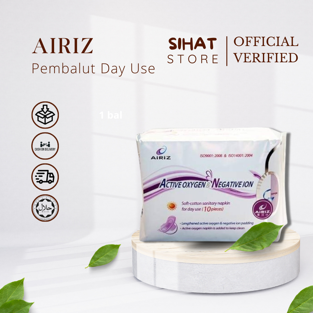 Sanitary Pad Comfortable Airiz 衛生棉 Day Use Softex Menstrual Cegah ...