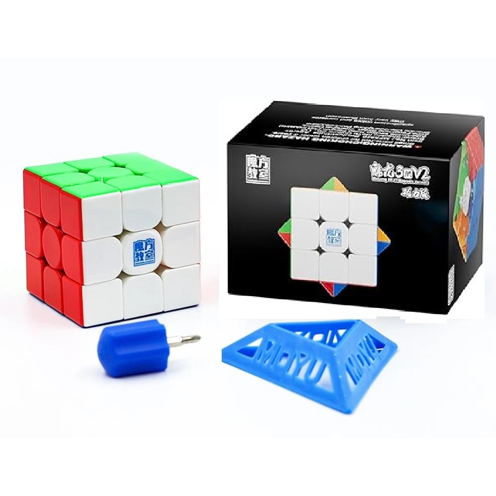 ALV 2024 Moyu Meilong 3M V2 Magnetic Speed Cube, Professional 3x3x3 ...