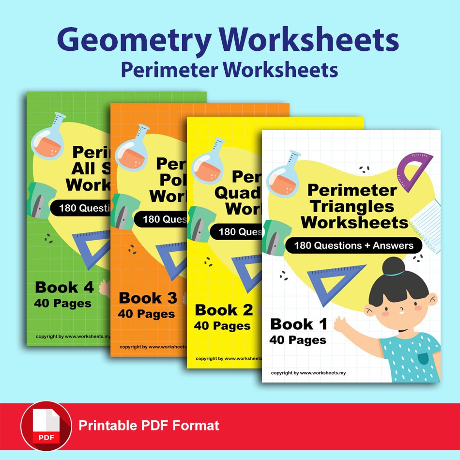Igcse Math Geometry Perimeter Worksheets Book 1 2 3 4 720 Q A Igcse Maths Pdf Shopee