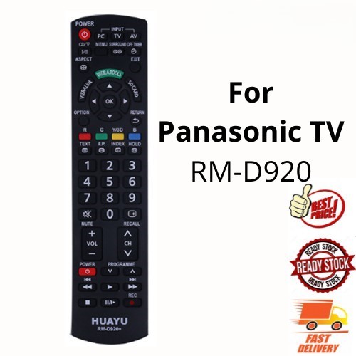 Panasonic LCD/LED/Smart TV Remote Control RM-D920+ | Shopee Malaysia