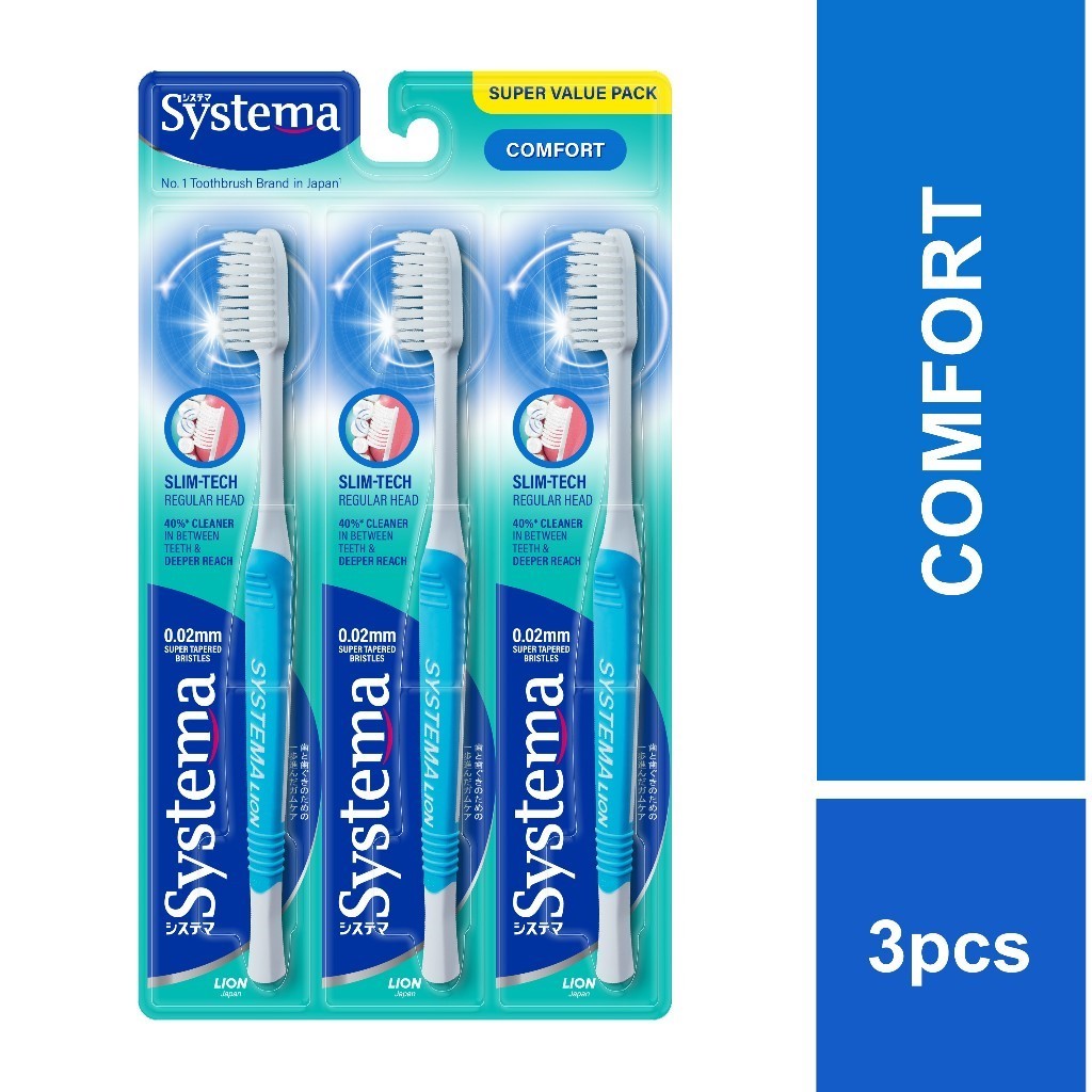 Systema Toothbrush Super Value Pack 3s Comfort | Shopee Malaysia
