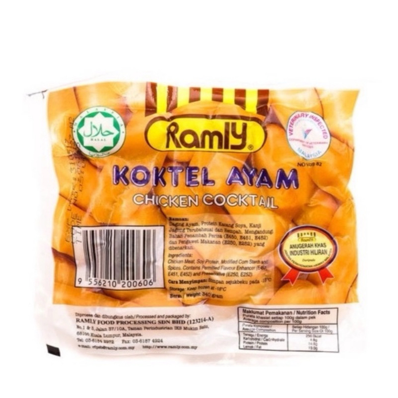 RAMLY Chicken Cocktail (340gm) | Shopee Malaysia