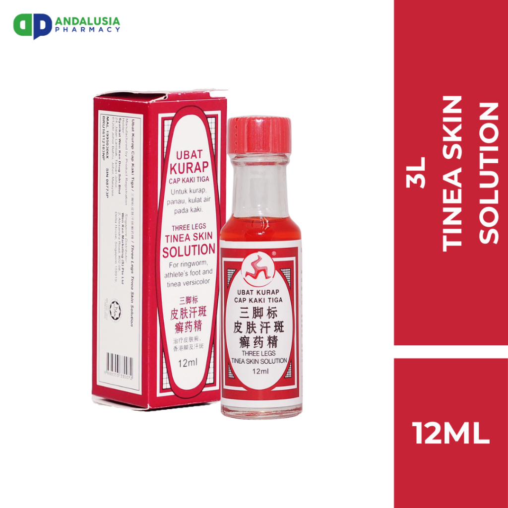 3L TINEA SKIN SOLUTION 12ML | Shopee Malaysia