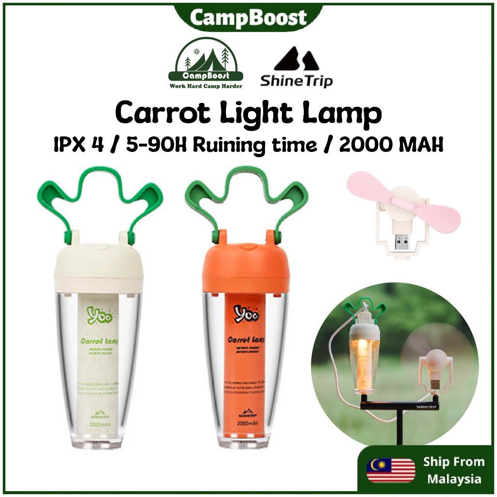 CampBoost SHINETRIP Carrot Light Retro Lamp Led Light Lantern Light ...