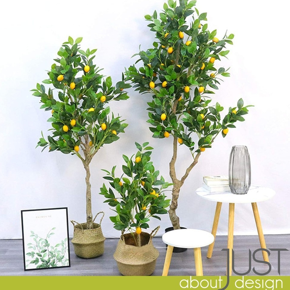 Hiasan Pokok Artificial Potted Lemon Tree Plant For Outdoor And Indoor ...