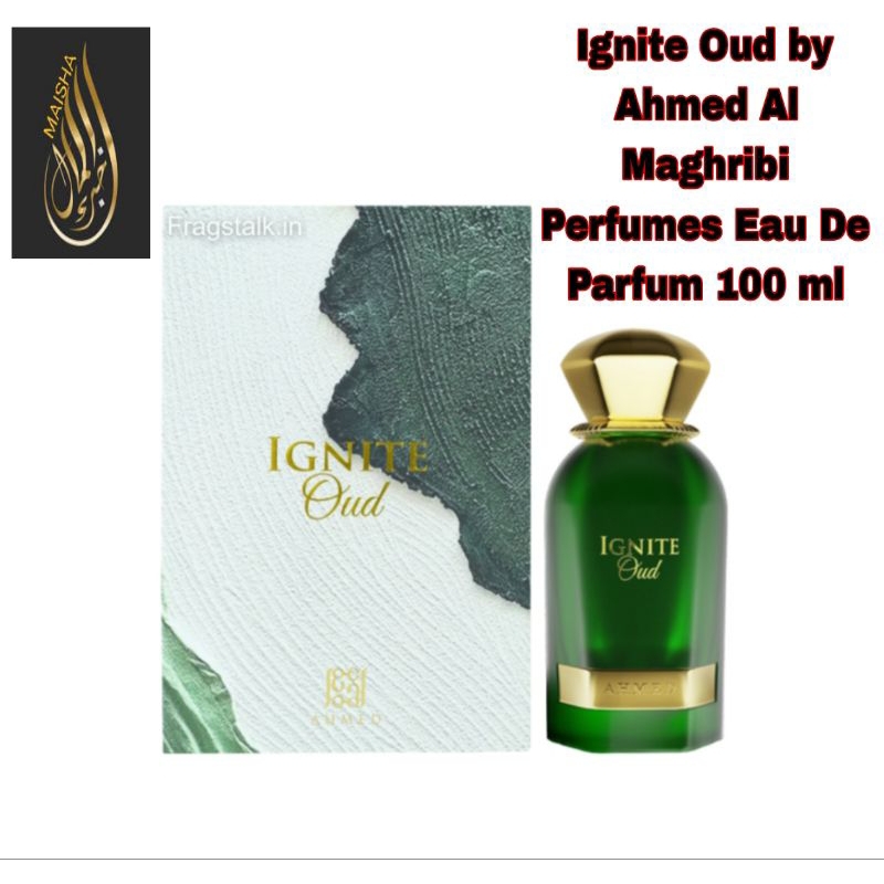 Ignite Oud by Ahmed Al Maghribi Perfumes - 60ML Eau De Parfum for ...