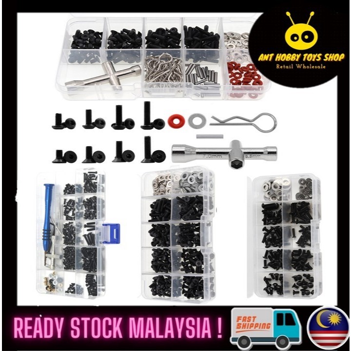 Screws Box Set For All Rc 1/10 HSP MN MJX WLTOYS Traxxas Tamiya HPI ...