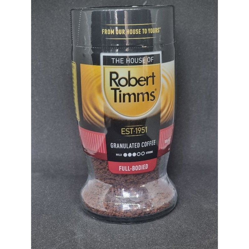 ROBERT TIMMS FULL-BODIED GRANULATED INSTANT COFFEE 100G | Shopee Malaysia