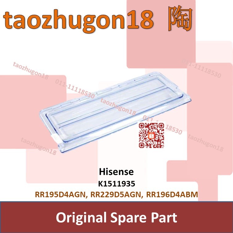 Original Hisense K1511935 (Item 20) Refrigerator Tray Above Vegetable ...