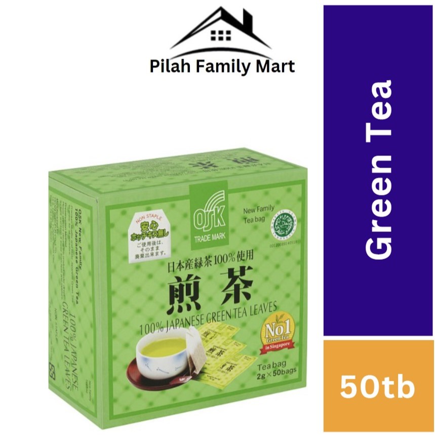 OSK Japanese Green Tea 50tb | Shopee Malaysia