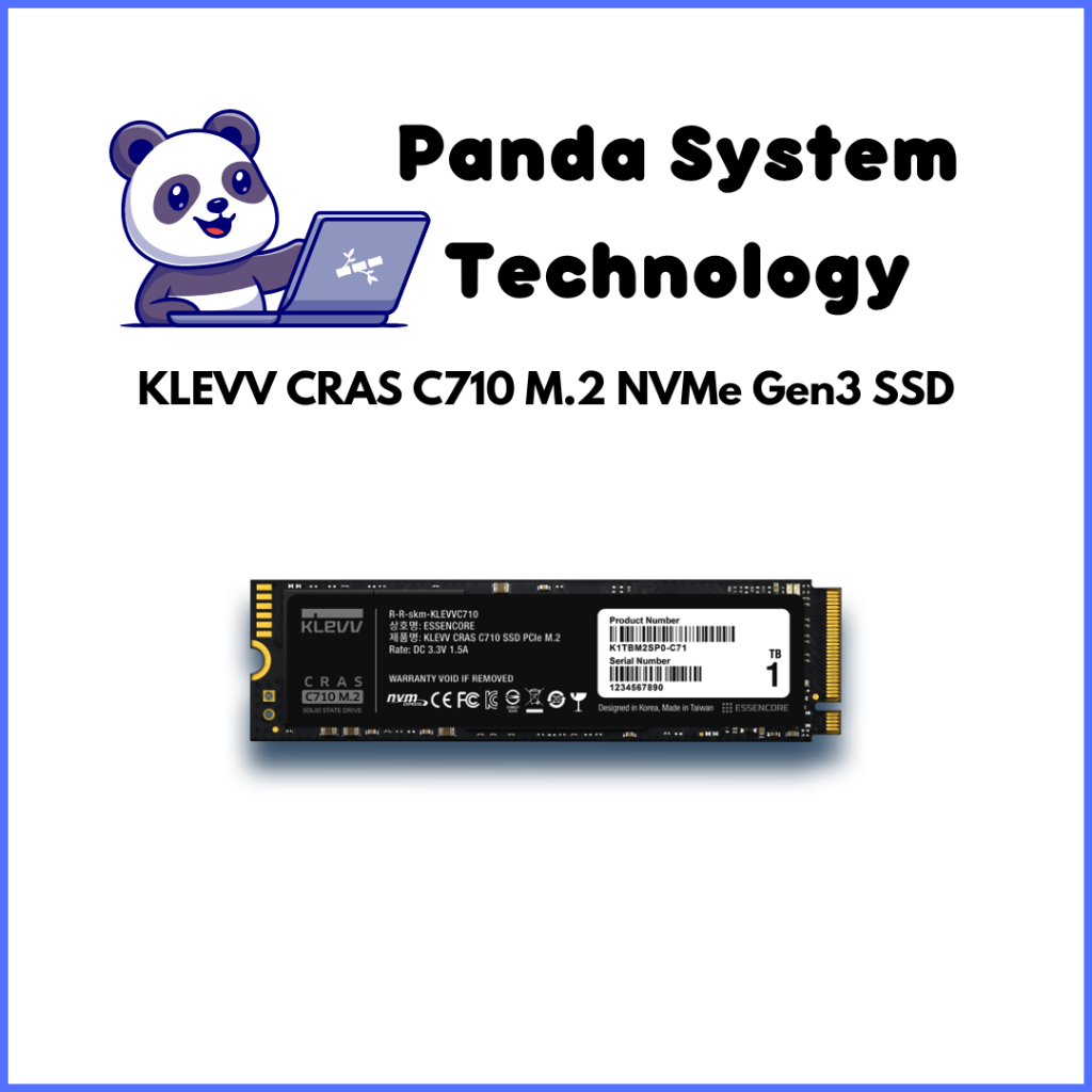 KLEVV CRAS C710 M.2 2280 NVMe PCle Gen3 x4 256GB/512TB/1TB | Shopee ...
