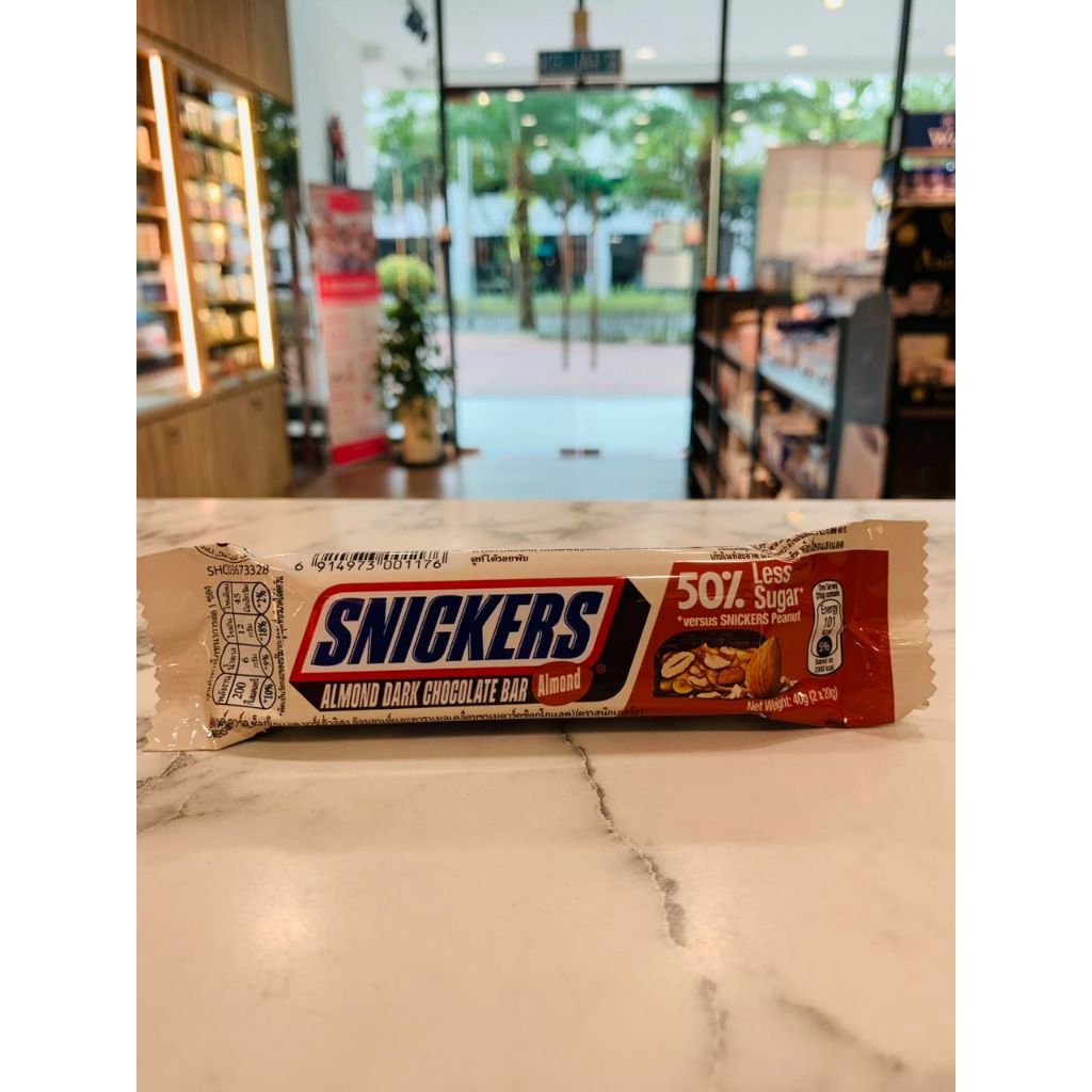 Preferred +】SNICKERS ALMOND DARK CHOCOLATE BAR 20G | Shopee Malaysia