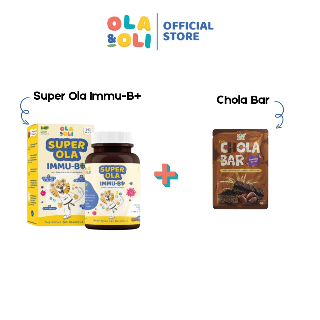 Immune Booster Kids Vitamin Kanak Kanak Super Ola Immu-B+ Chocolate ...