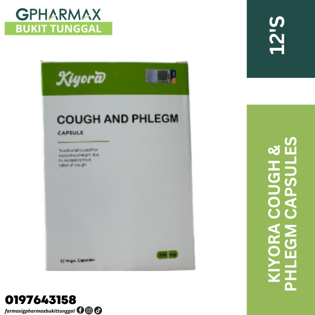 KIYORA COUGH AND PHLEGM CAPSULES | Shopee Malaysia