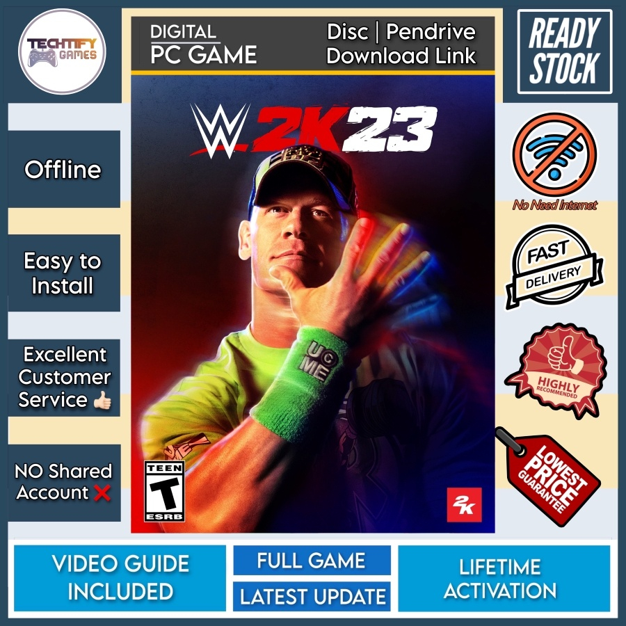 [PC Game] WWE 2K23 Deluxe Edition (v1.02 + All DLCs) - Offline [Disc | Pendrive | Download Link ...