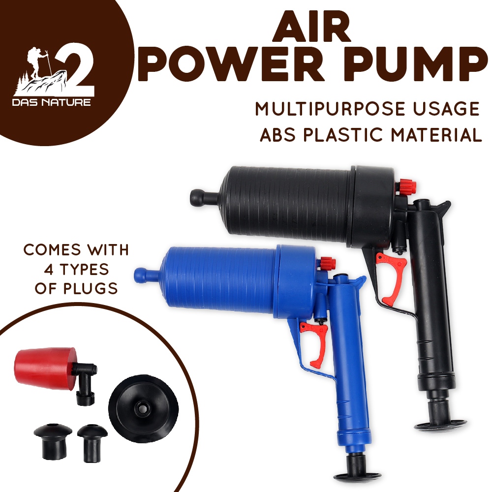 Air Power Pump Bathroom Cleaner Toilet Dredge Plug Blockage Remover ...