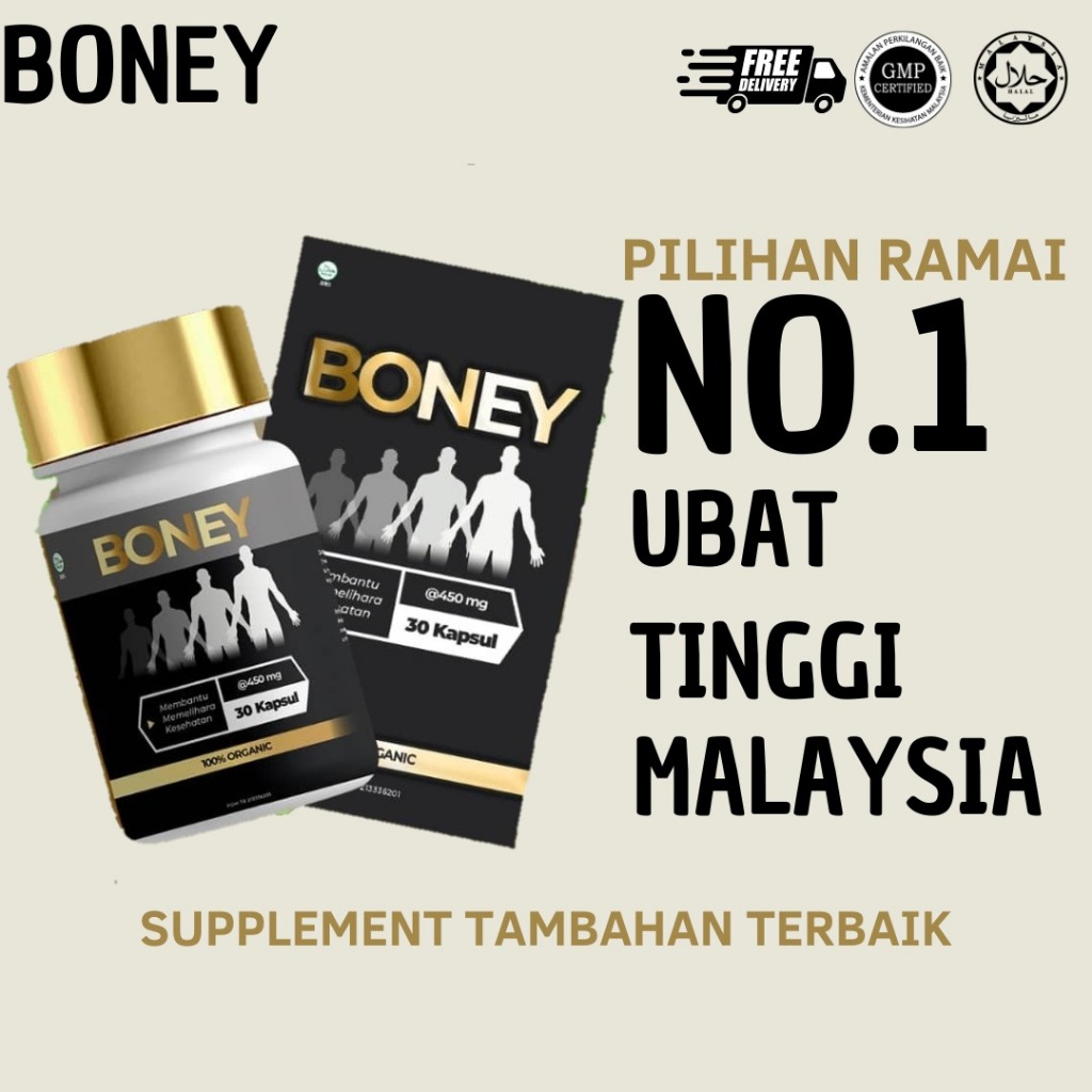 Boney Capsule Ubat Tinggi Badan Terbaik Boney Peninggi badan 10X Cepat ...