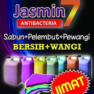 SABUN JASMIN 7 Washing Liquid Detergent (Sabun Basuh Baju) Pencuci Pakaian Liquid / Pelembut ...