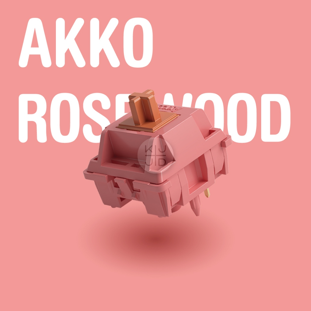[LINEAR] AKKO Rosewood | 40gf Linear Switch for Mechanical Keyboards ...
