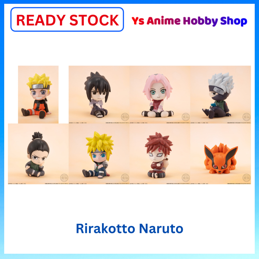 【Ready Stock】Bandai Rirakotto Naruto Shippuden Collection Figure Naruto ...