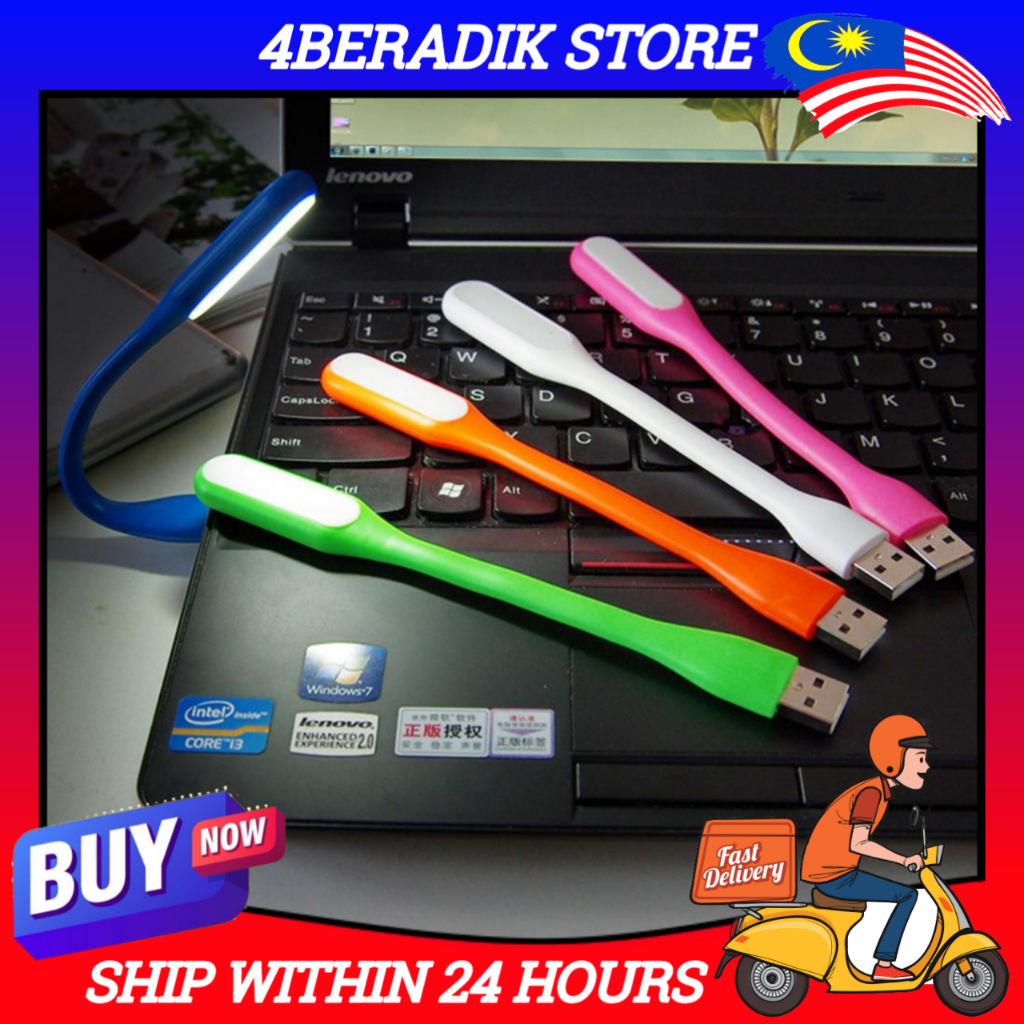 Mini Flexible USB Light LED lamp used for PC Laptop Portable Lamp Notebook Desktop Reading Usb ...