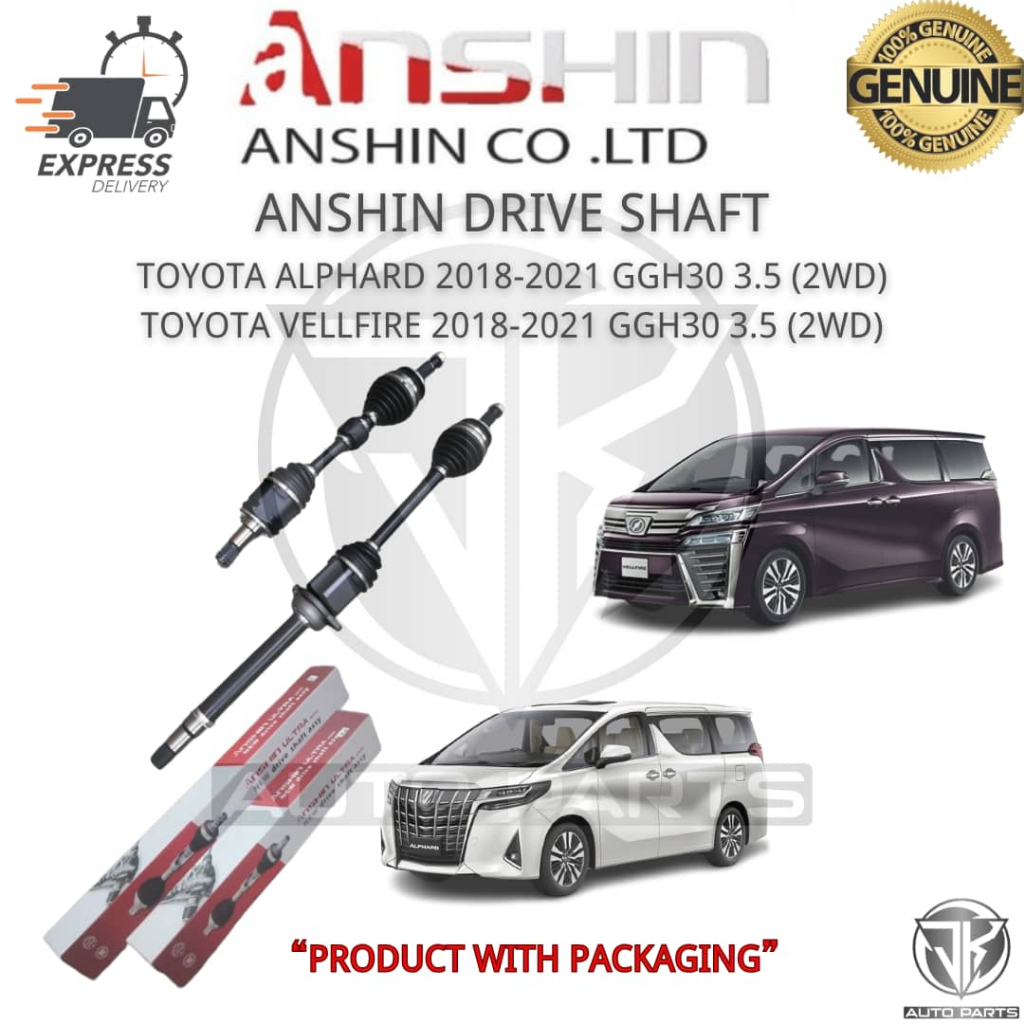 #ANSHIN#JAPAN DRIVE SHAFT TOYOTA ALPHARD 2018 GGH30 3.5,VELLFIRE GGH30 ...
