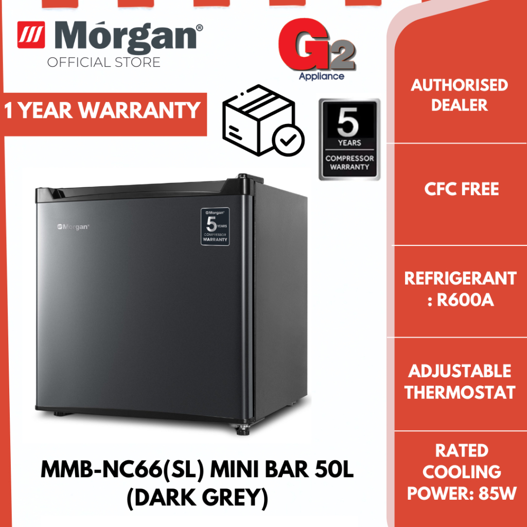 MORGAN MINI BAR 50L MMB-NC66 (DARK GREY) / MMB-NC63 (BLACK) / MMB ...