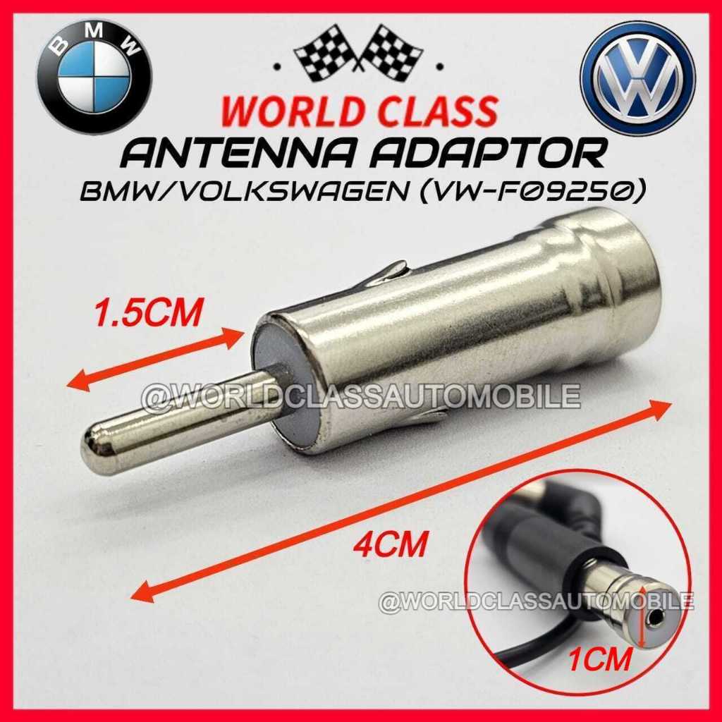 CAR AUDIO ANTENNA ADAPTOR PLUG FOR BMW & VOLKSWAGEN RADIO ADAPTOR ...