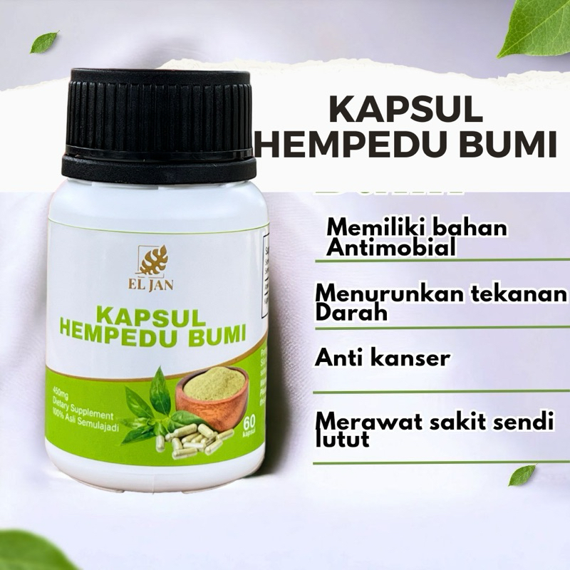 Kapsul Hempedu Bumi | 450mg 60 Kapsul | Shopee Malaysia
