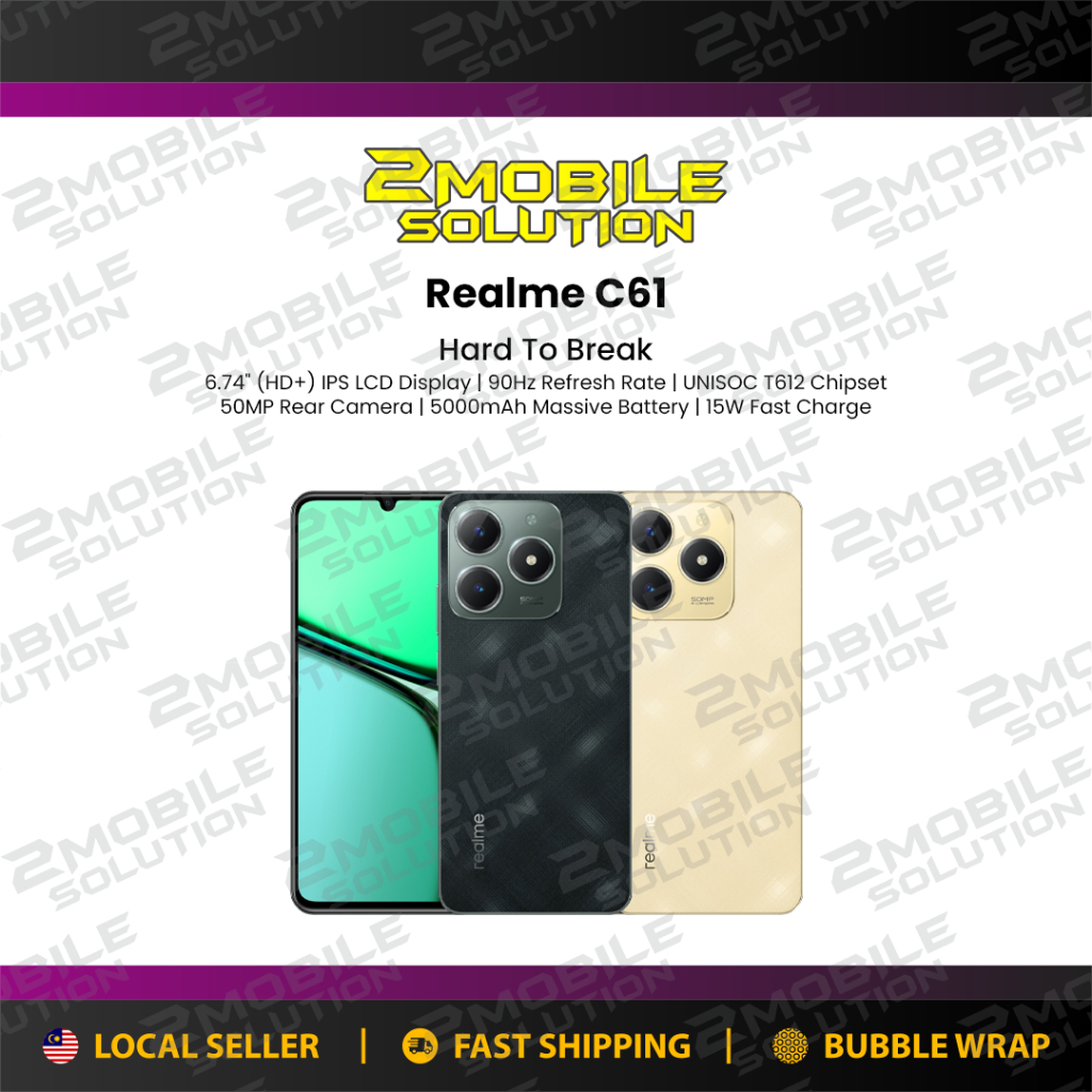 Realme C61 [6GB RAM + 128GB ROM] - Original Realme Malaysia | Shopee ...