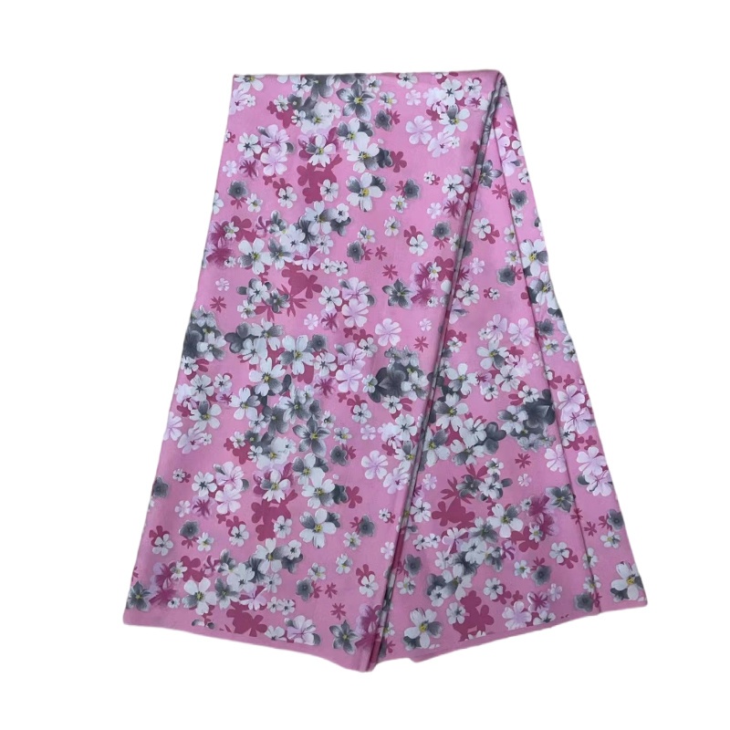 Muslim cantik batik motif bunga 45 inci siap jahit lembut kain batik ...