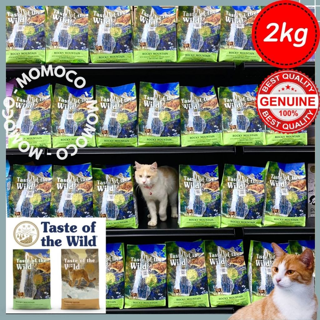 2KG/1KG Repack Taste of the Wild Rocky Mountain PREY Grain Free Cat Dry ...