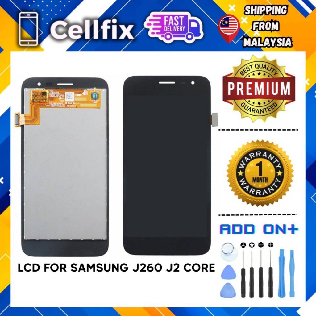 SAMSUNG J260 - J2 CORE COMPATIBLE LCD DISPLAY TOUCH SCREEN DIGITIZER ...