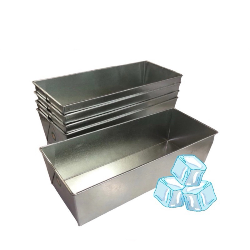 Aluminium Ice Cube Box Ice Tray Rack / Tray Ice / Pembeku Ais / Takung ...