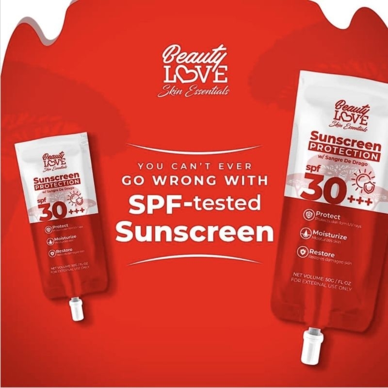 BEAUTY LOVE Sunscreen 50g | Shopee Malaysia