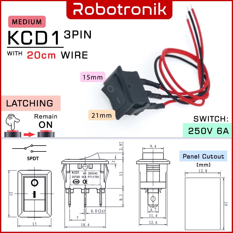 Switch Button with Wire (Push, Rocker) | Shopee Malaysia
