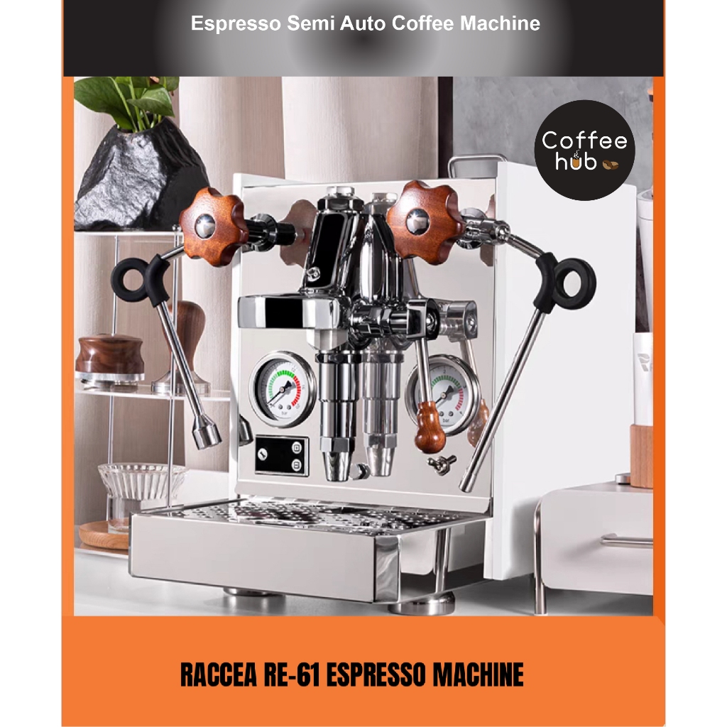 ( Ready Stock) Espresso Coffee Machine Semi Auto Home Use Commercial ...