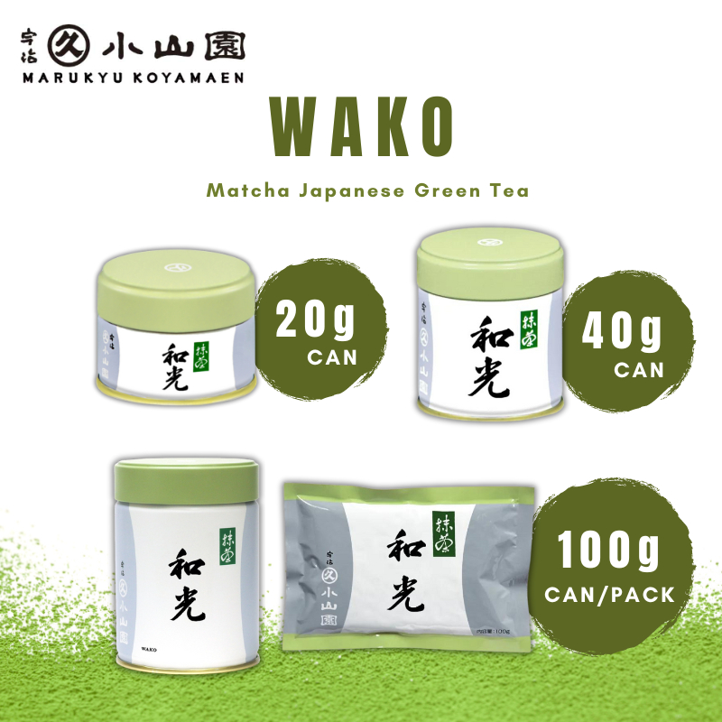 Matcha Marukyu Koyamaen WAKO 20g 40g 100g Can / 100g pack Japanese ...