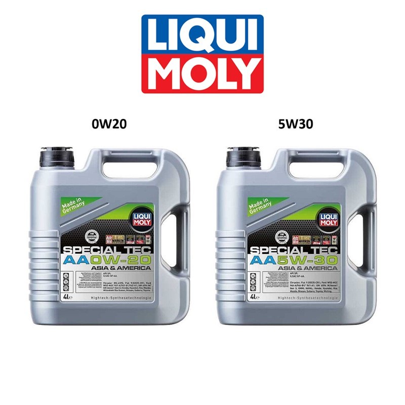 (4L) Liqui Moly Special Tec AA 0W20 / 5W30 Engine Oil Minyak Enjin ...