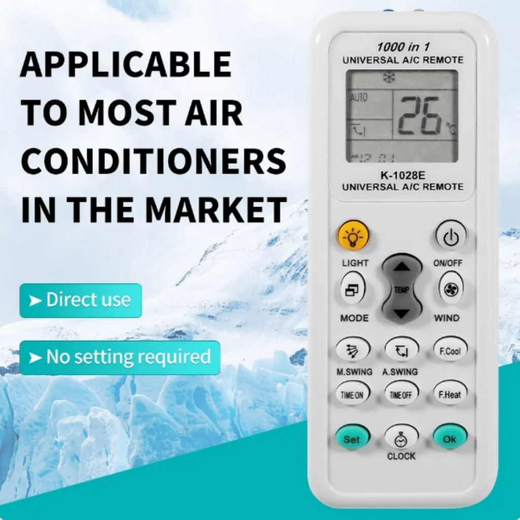 CHUNGHOP K-1028E 1000 in 1 universal multi air conditioner remote ...