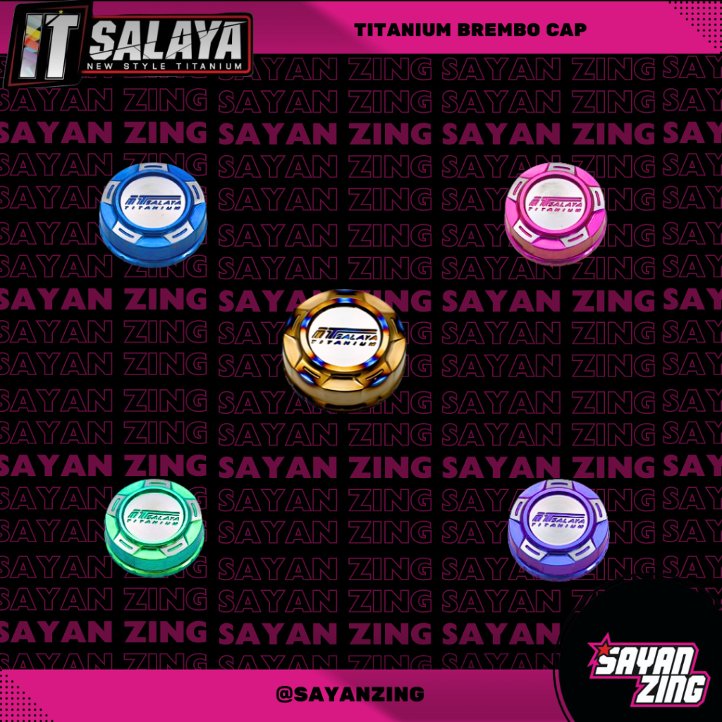 ITSALAYA TITANIUM BREMBO CAP | Shopee Malaysia