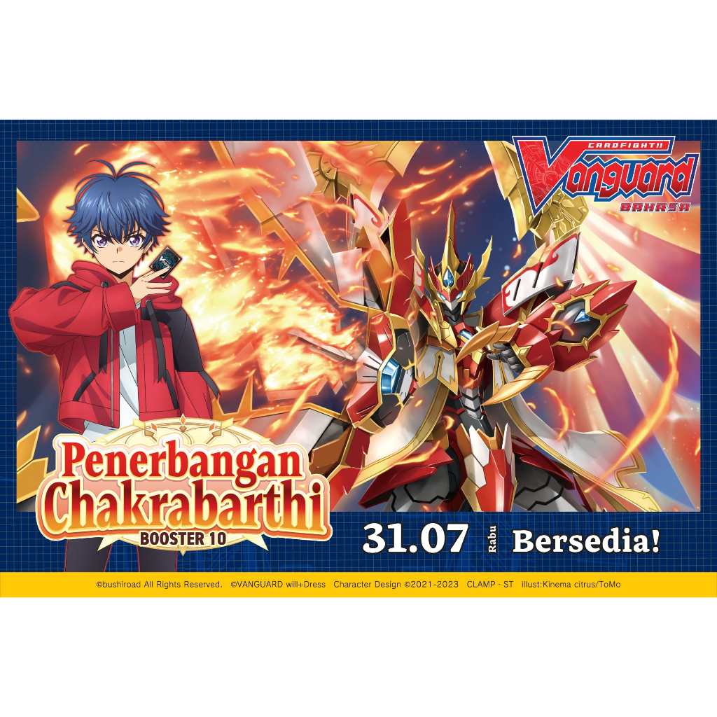 Cardfight Vanguard(Bahasa) D-BT10 Booster 10 : Penerbangan Chakrabarthi - RRR | Shopee Malaysia