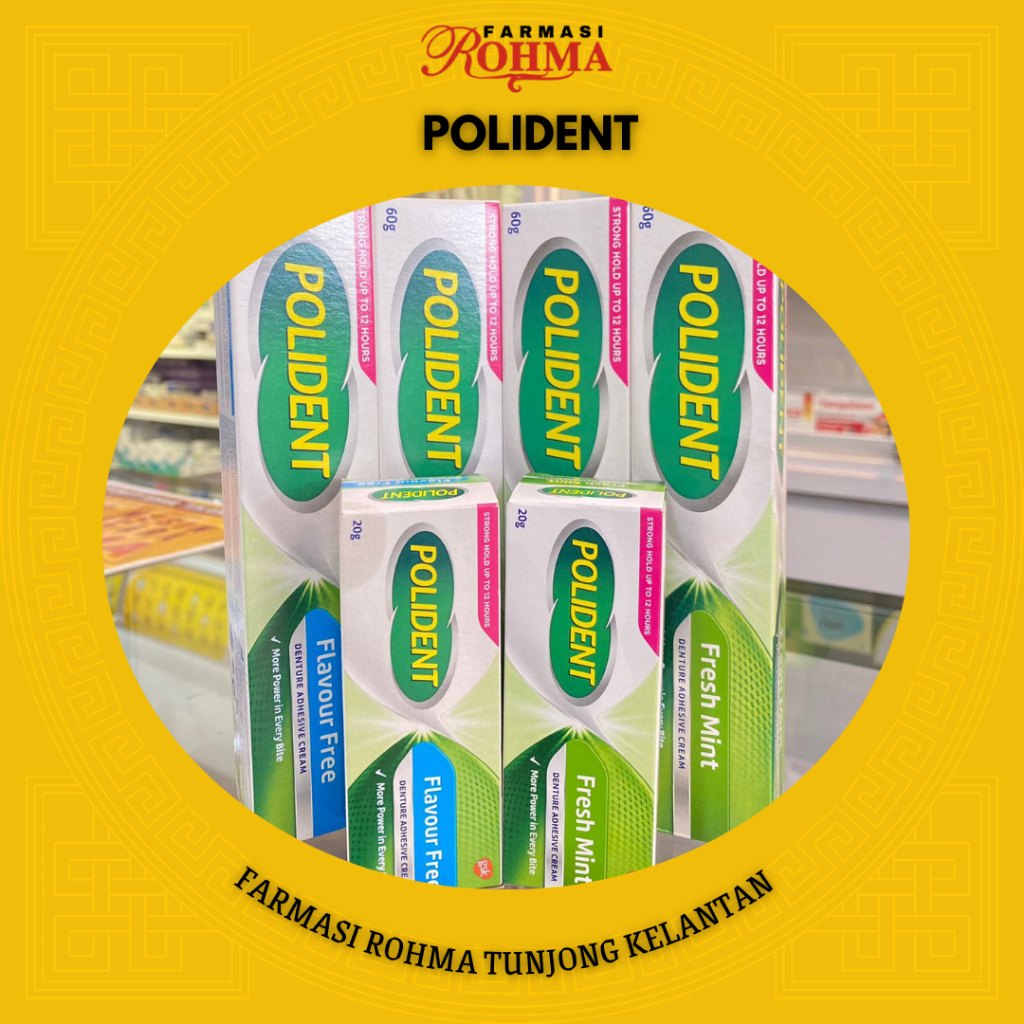 [🔥FARMASI ROHMA🔥] POLIDENT FLAVOUR FREE AND FRESH MINT | Shopee Malaysia